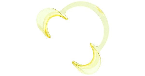 Falcon transparent plastic cheek retractor medium 40mm (autoclavable ...