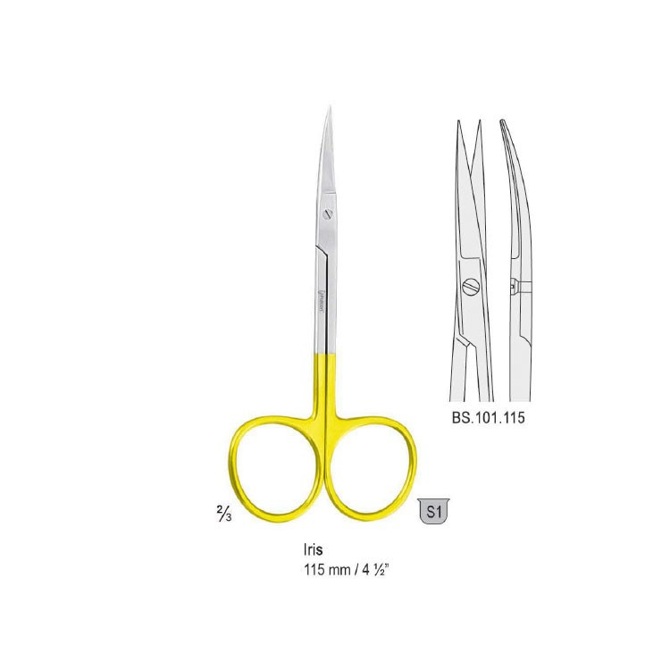 Falcon-Cut scissors Iris curved 115mm | Falcon Medical Ukraine