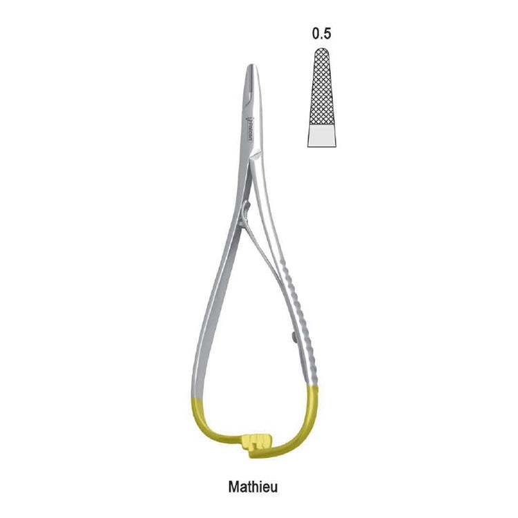 Falcon-Grip Needle holder Mathieu Standard 170mm TC | Falcon Medical ...